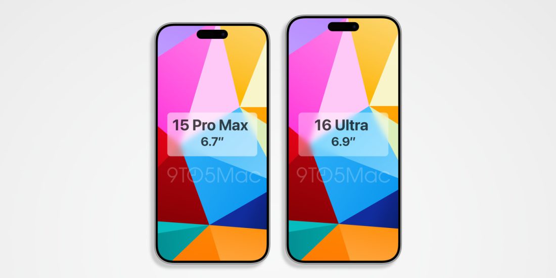 iPhone 16 Pro Max : un premier rendu dévoile l'écran de 6,9 pouces et ...