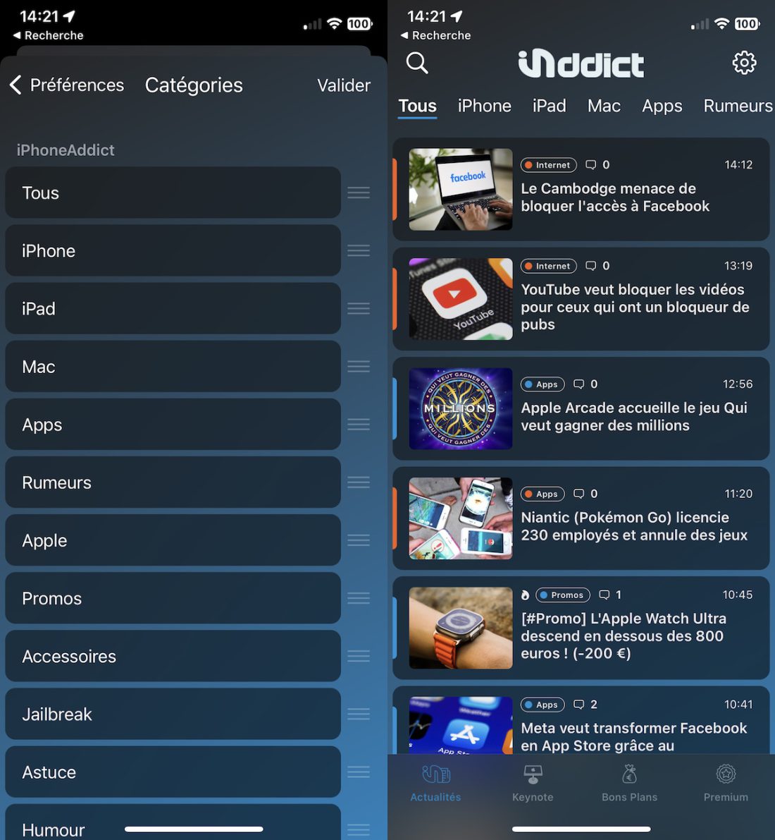 [Màj : v5.5.6] iAddict v5.5 : très grosse optimisation des performances ...