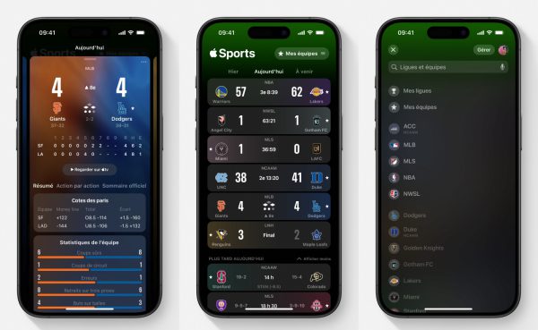 L’app Apple Sports se met à jour avec trois nouveautés - iPhoneAddict.fr