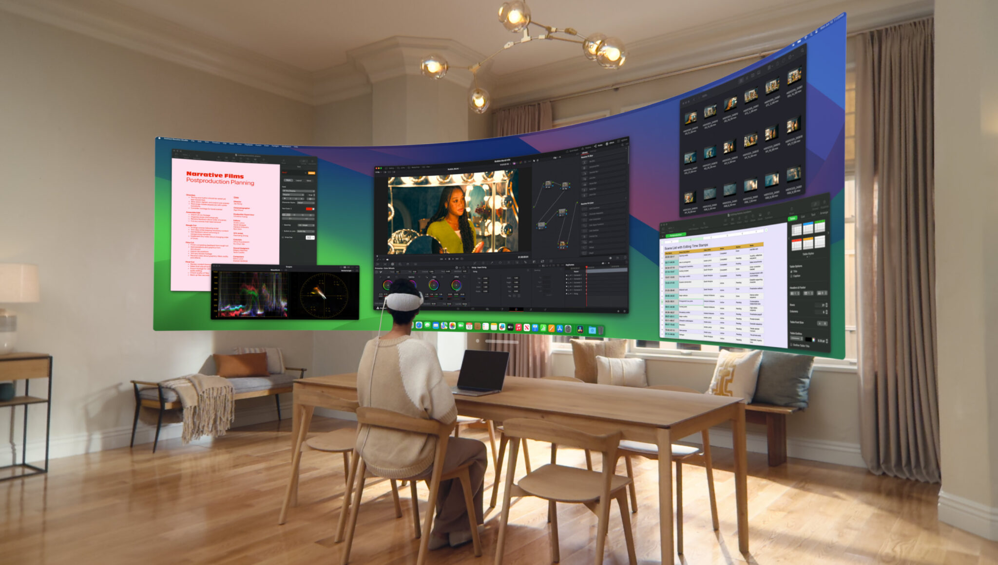 visionOS 2.2 ajoute les modes large (Wide) et ultra-large (Ultrawide) pour l’écran virtuel du ...