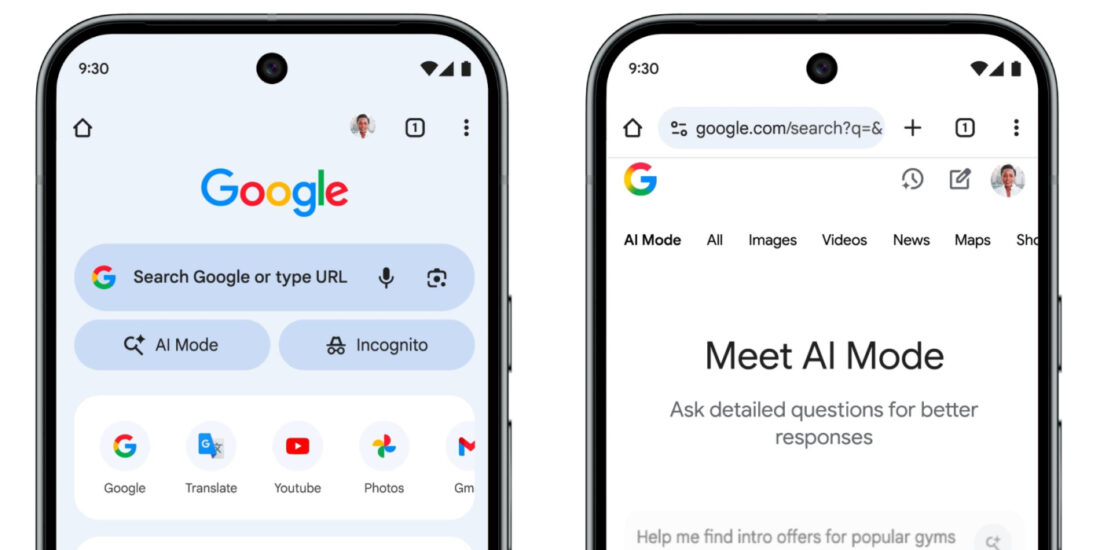 Chrome sur iOS ajoute le Mode IA de Google - iPhoneAddict.fr