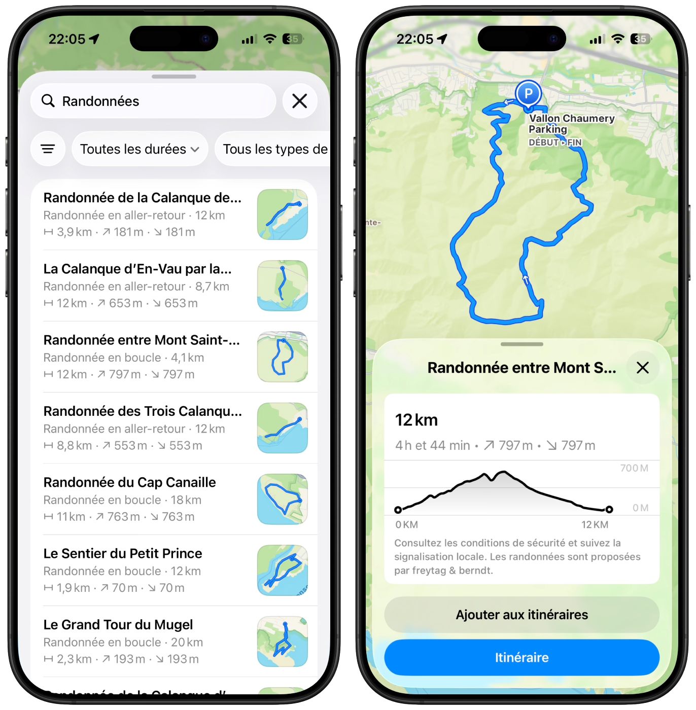Apple Maps Adds Hiking Trails in France - World Today Journal