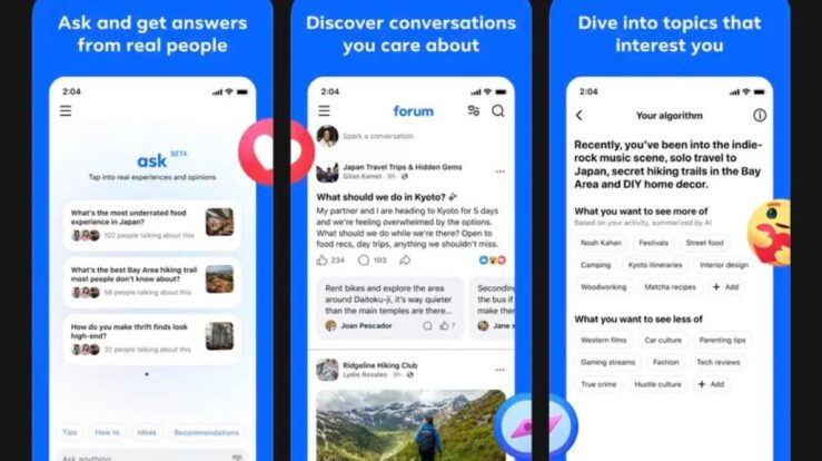 Forum : Meta lance discrètement une app iOS dédiée aux groupes Facebook ...