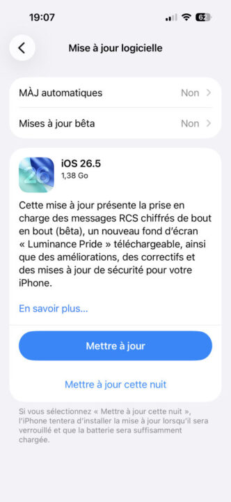 iOS 26.5 est disponible, voici les nouveautés - iPhoneAddict.fr
