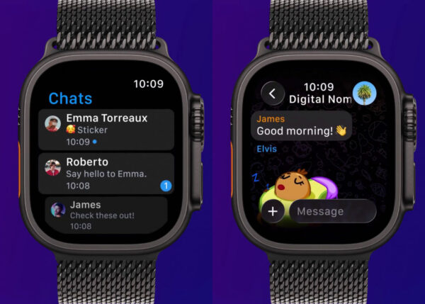 Telegram lance son application native sur Apple Watch - iPhoneAddict.fr